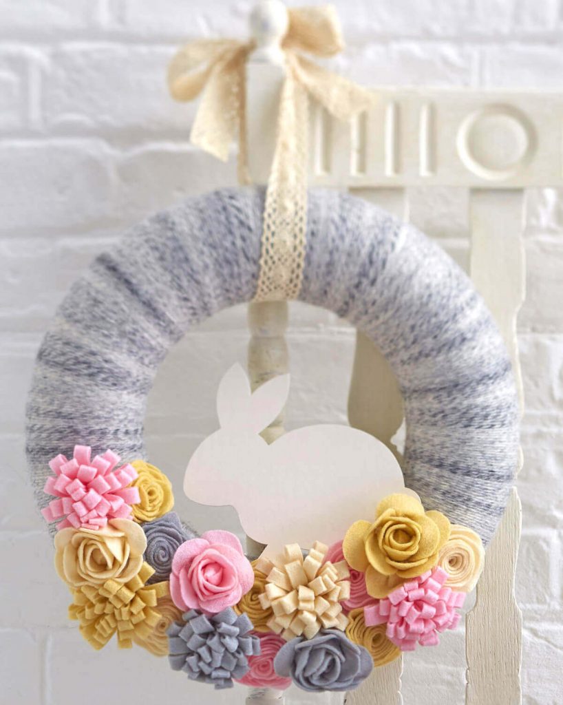 Make Your House Easter Ready With DIY Easter Wreaths - Architectures Ideas
