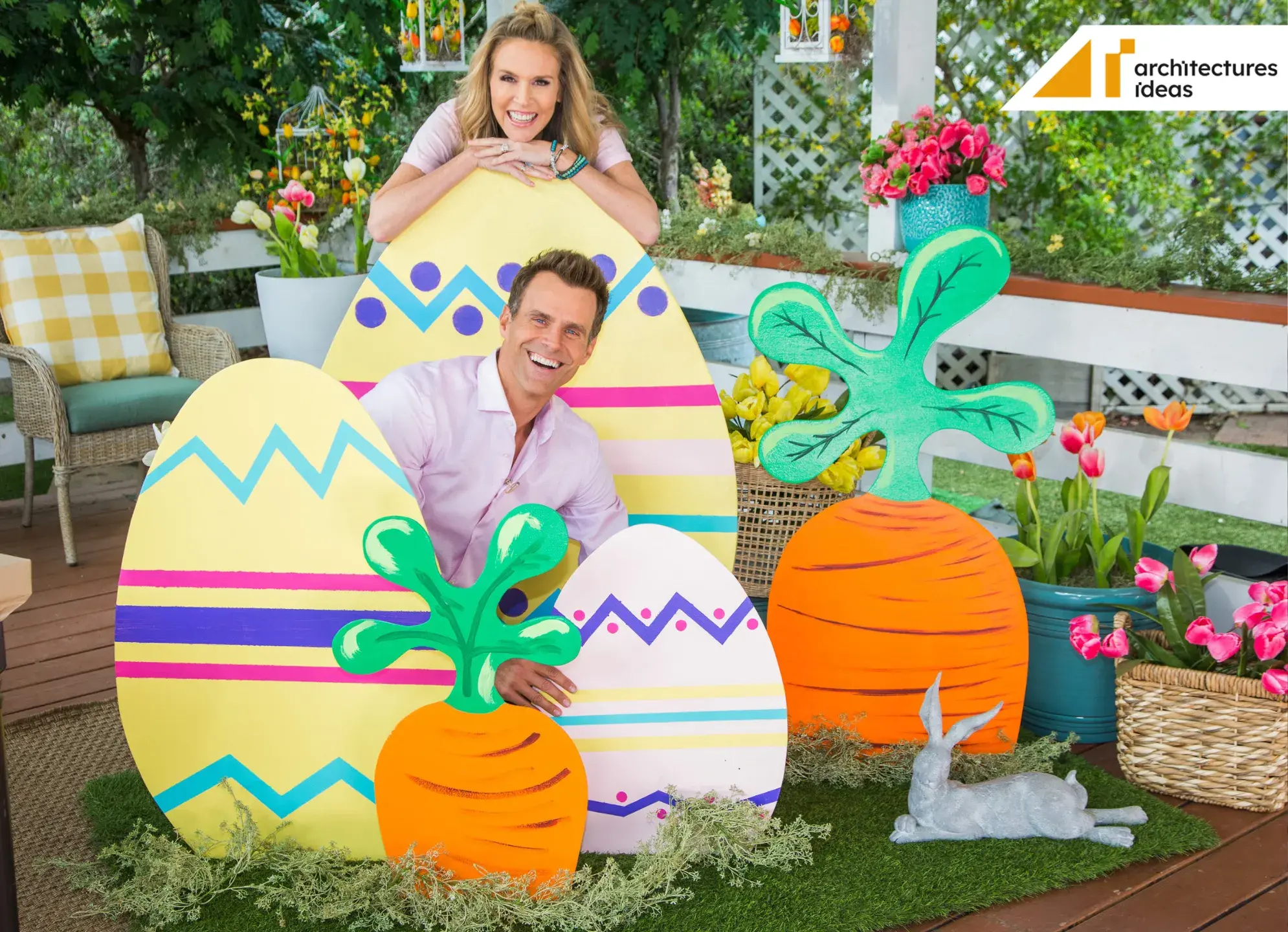 Outdoor Easter Decorations: 17+ Unique Ways to Decorate Your Porch ...