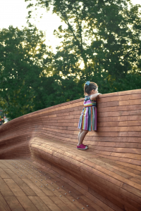 Drift Bridge: A Floating, Curved Branch Looking Pedestrian Bridge in ...
