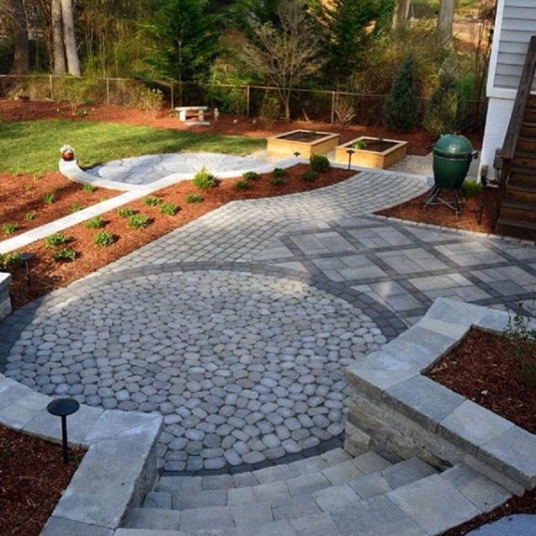 9+ Cheap Patio Paver Ideas That Upgrade Your Backyard - Architectures Ideas