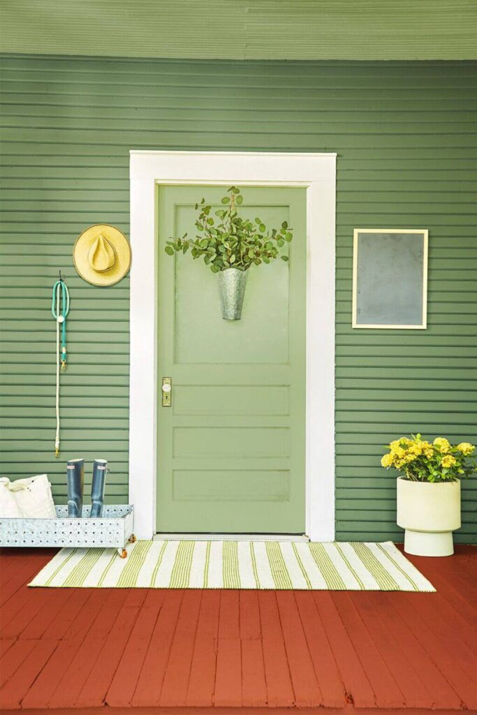 18 Farmhouse Front Door Ideas to Spruce Up Your Home - Architectures Ideas