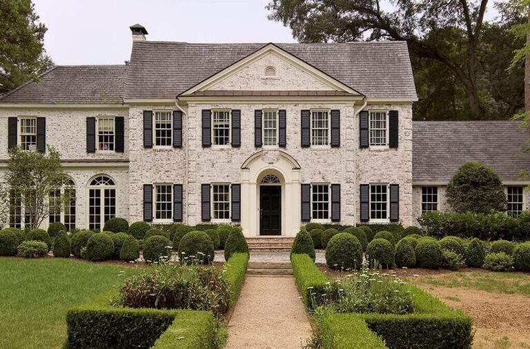 12 Limewashed Brick House Ideas to Enhance Your Home - Architectures Ideas