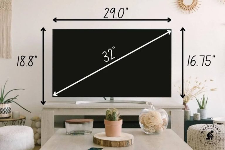TV Dimensions Chart: A Guide on TV Measurements & Size - Architectures ...