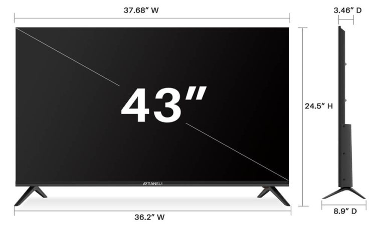 TV Dimensions Chart: A Guide on TV Measurements & Size - Architectures ...