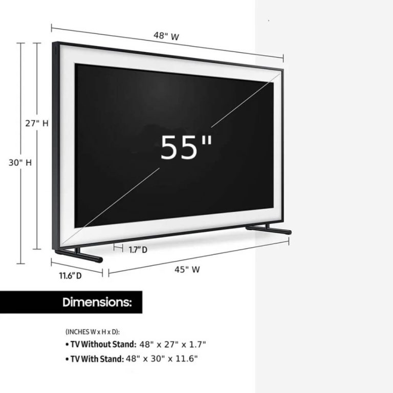 TV Dimensions Chart: A Guide on TV Measurements & Size - Architectures ...