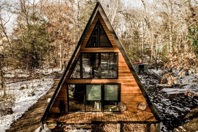 15 A-Frame Houses: Pros & Cons, Interior Ideas, Building Tips ...